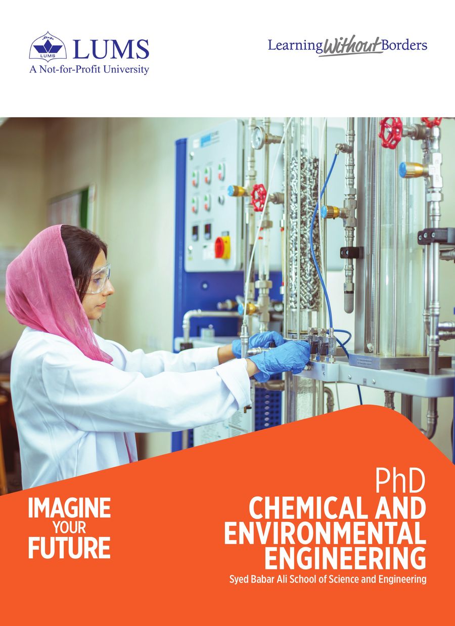 PhD Chemical & Enviromental Engineering by LUMS - Flipsnack