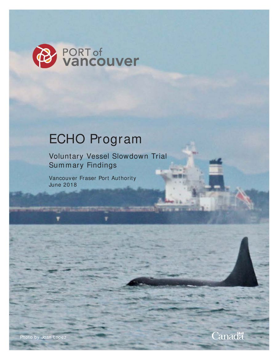 ECHO Haro Strait slowdown trial summary by portvancouver - Flipsnack