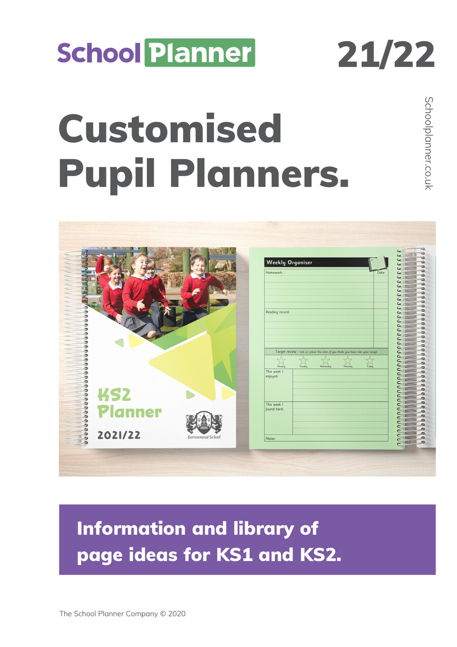 Primary Pupil Planners Library - 21/22 by SPC Yearbooks - Flipsnack