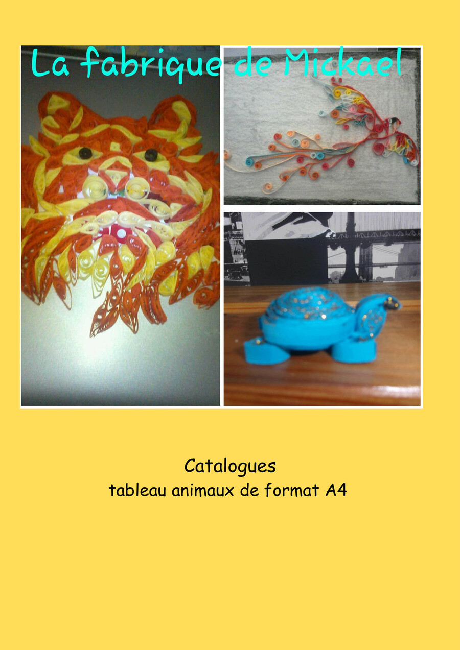 Catalogue animaux by lafabriquedemickael - Flipsnack