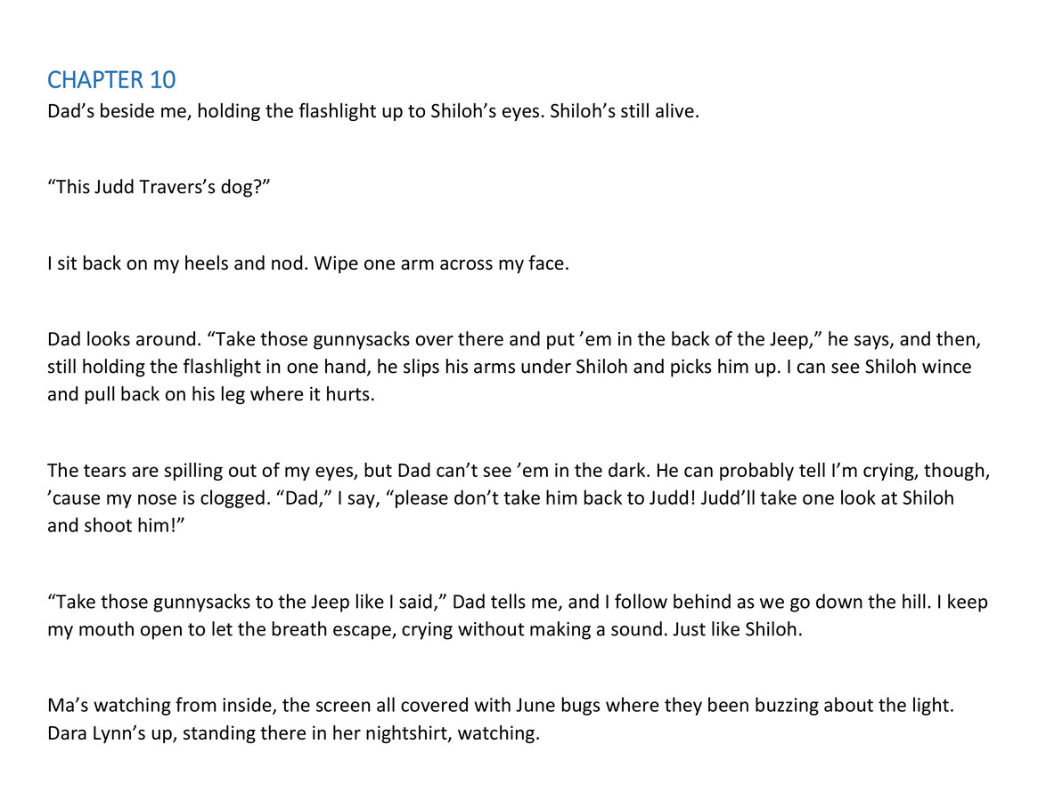 Shiloh_Chapters_10_to_15 by Mark Masloski - Flipsnack