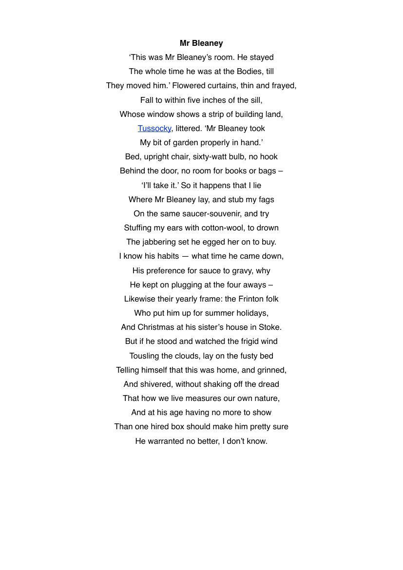 Larkin Plain Poems by saskiasimm - Flipsnack