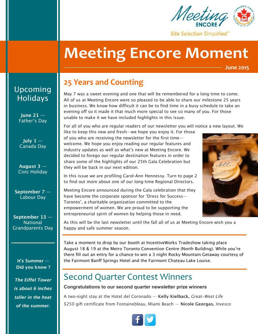 Meeting Encore Moment - June 2015 by Meeting Encore Ltd - Flipsnack