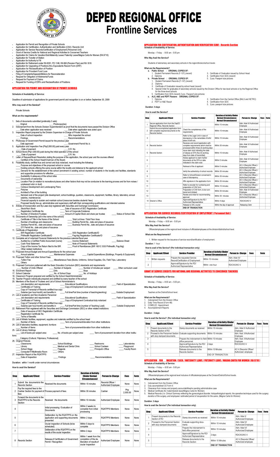 DepED Region III Frontline Services by Jose Marie Cordova - Flipsnack