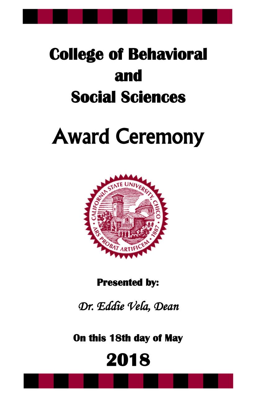 2018 Award Ceremony Program by College of BSS - Flipsnack