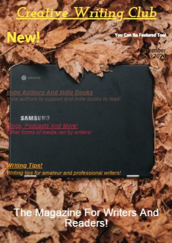 Creative Writing Club- November 2020 by DarkNightWolves - Flipsnack