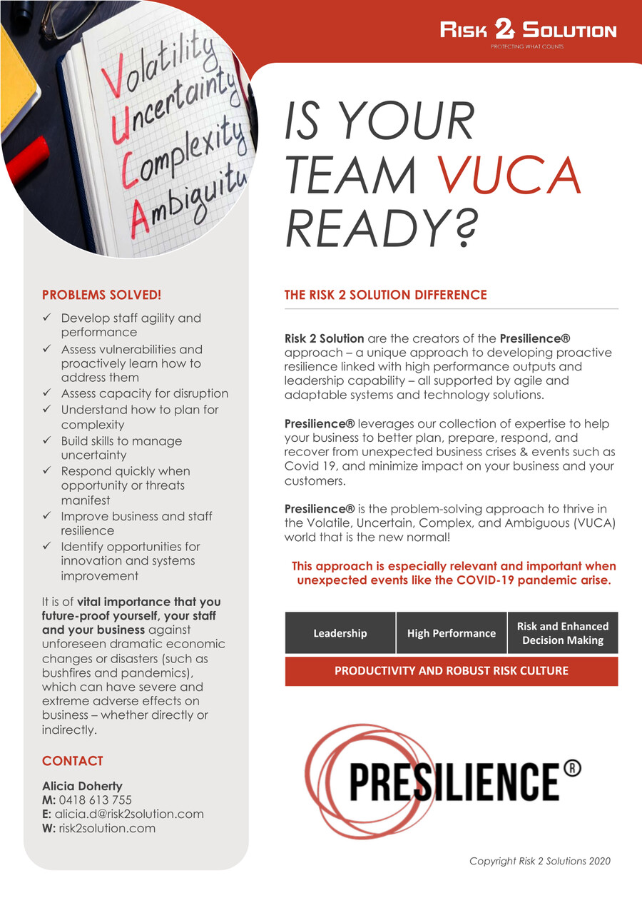 Is Your Team VUCA Ready? by Janita Zhang - Flipsnack