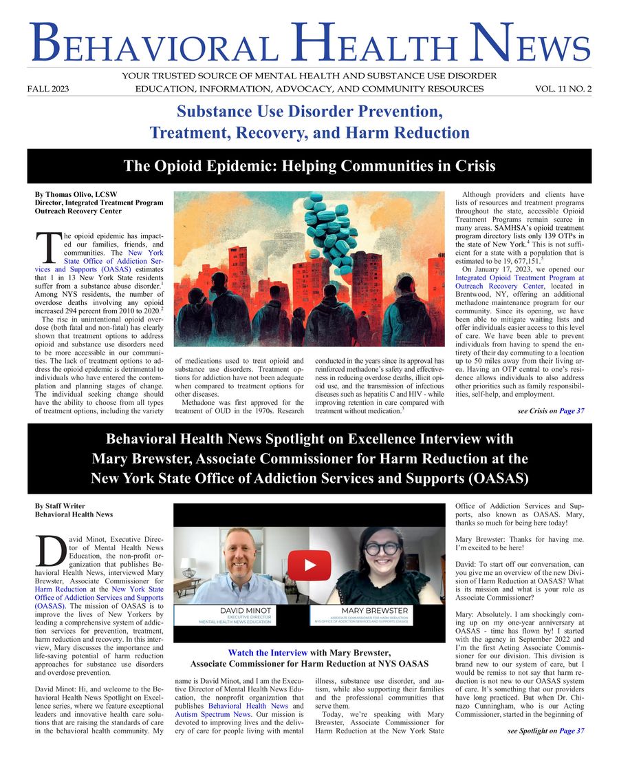 Behavioral Health News Fall 2023 Issue by Mental... - Flipsnack