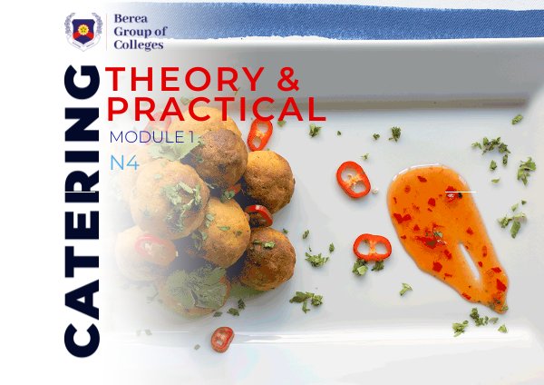Catering Theory and Practical N4, Module 1: Introduction by E ...