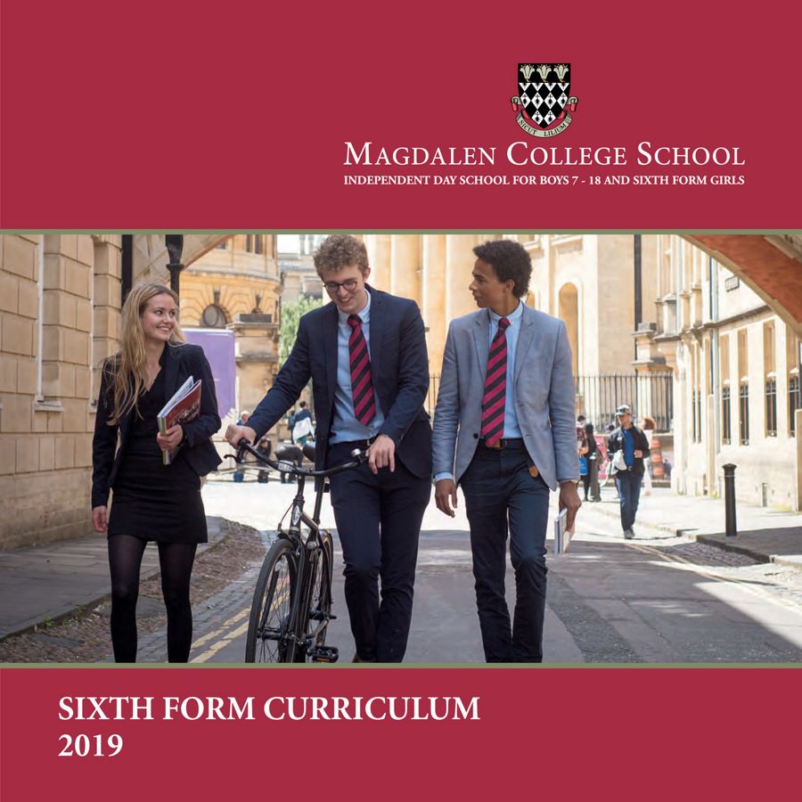 Sixth Form Curriculum Booklet 2019 web by MCS - Flipsnack