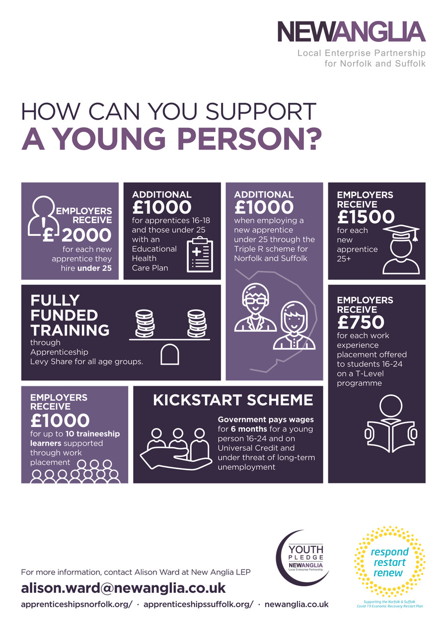 Employer Incentives apprenticeship levy Infographic by Eastern ...