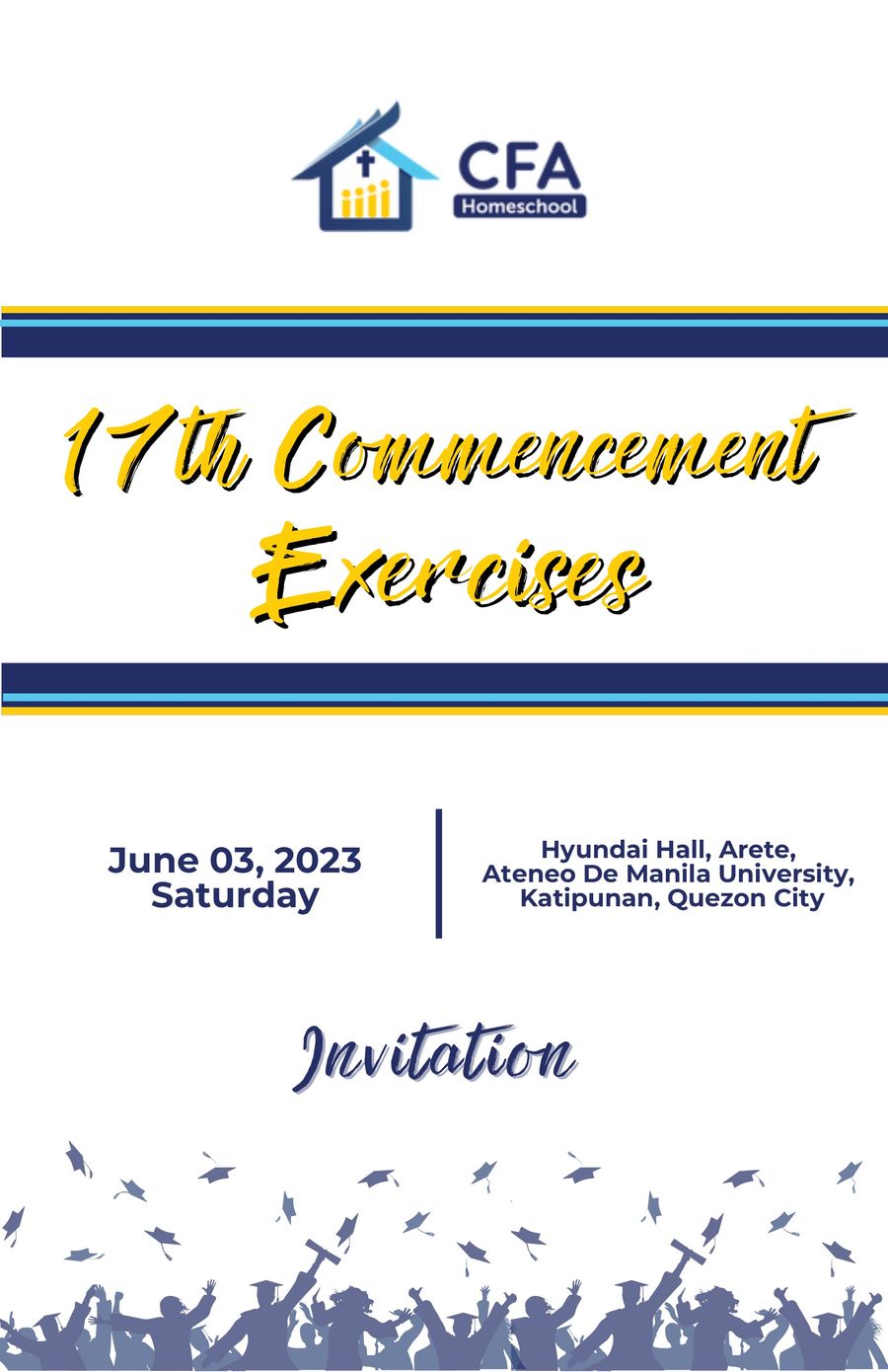 CFA Homeschool 17th Commencement Exercises by CFA... - Flipsnack