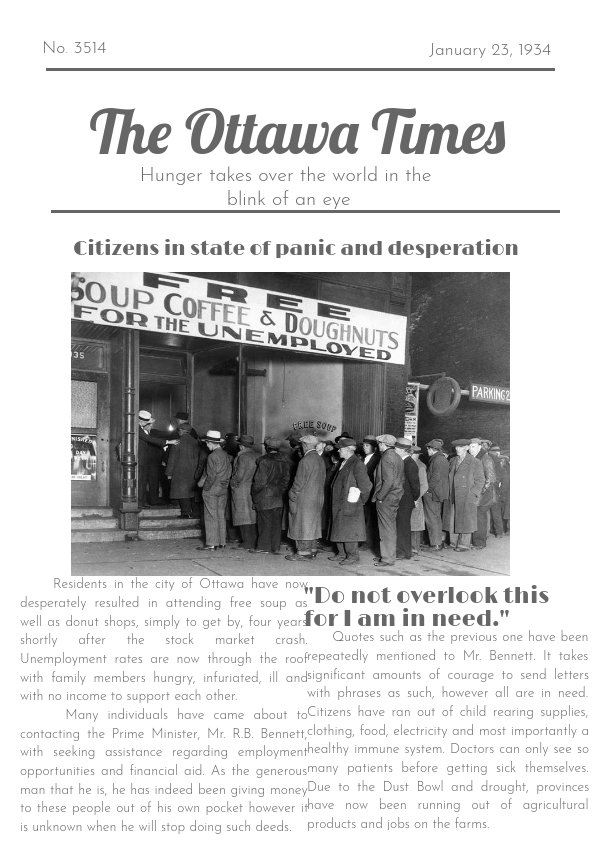 Canadians during the Great Depression by tiaa - Flipsnack