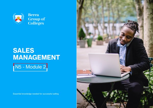 Sales Management N5: Module 2 by E-Publishing - Flipsnack