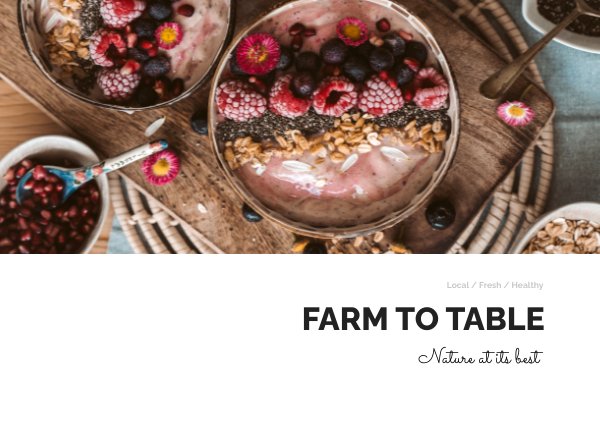 Interactive Food Catalog Design Template by Flipsnack templates - Flipsnack