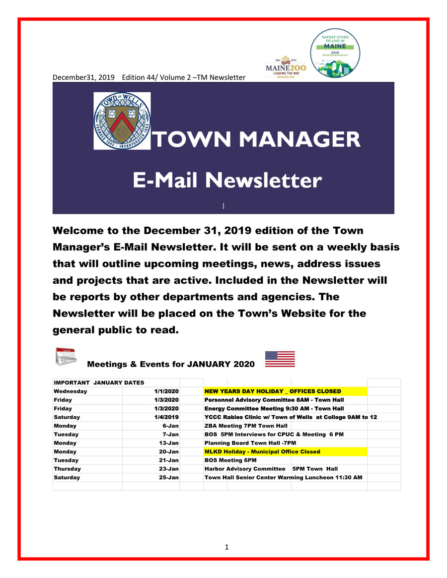 Combined TM Newsletter 12.30.19 by sbelanger - Flipsnack