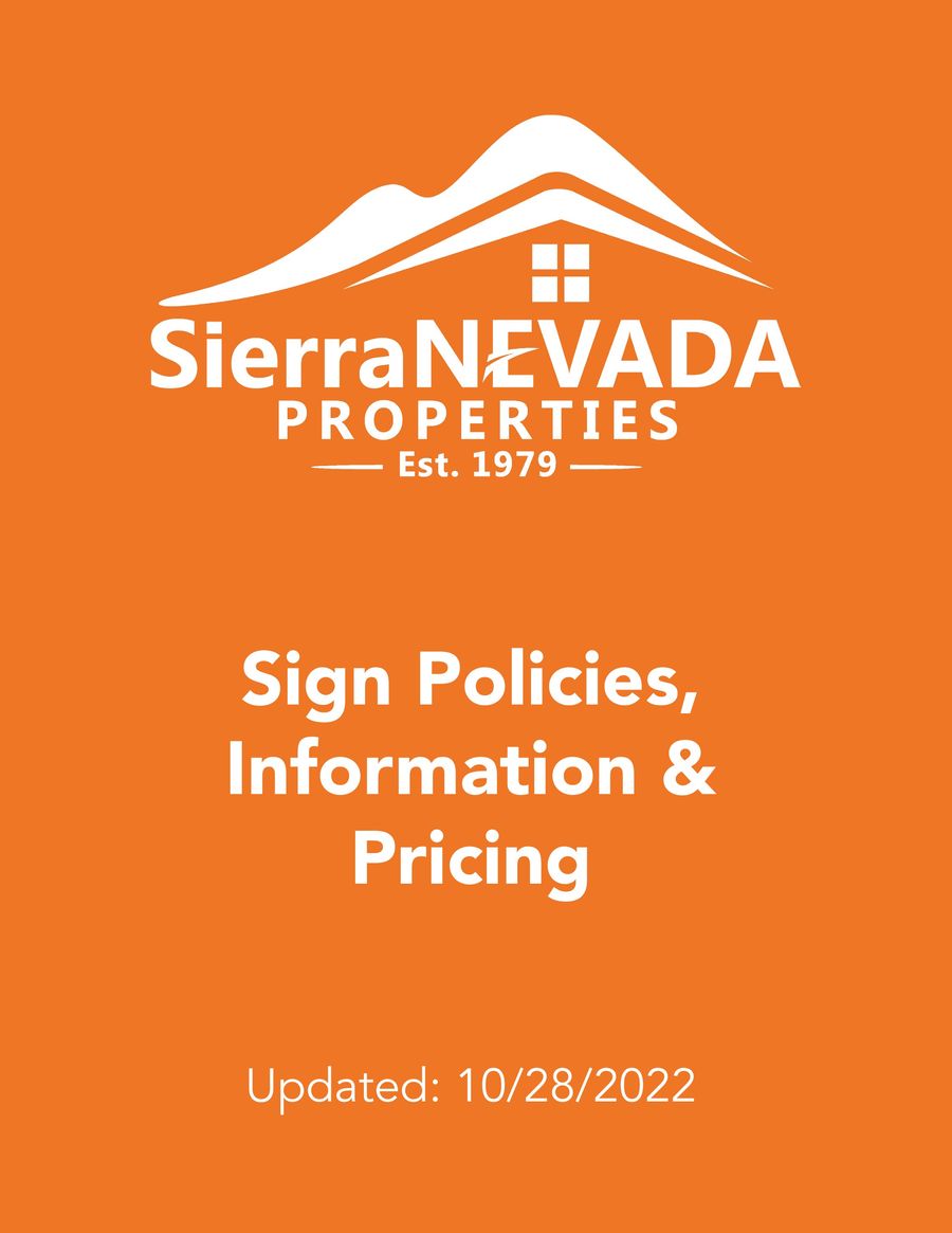 Sierra Nevada Properties Sign Policy by Sierra Nevada... - Flipsnack