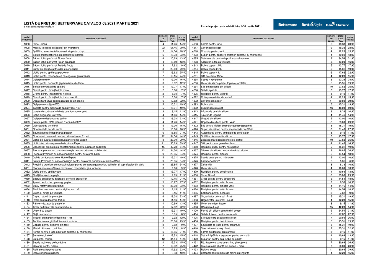 Lista preturi martie 2021 by - Flipsnack