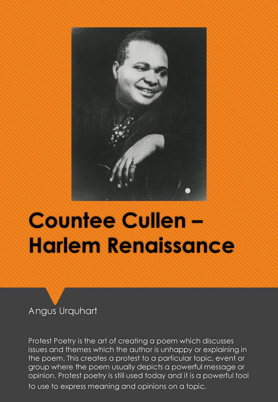 Countee Cullen – Harlem Renaissance by angusurquhart - Flipsnack