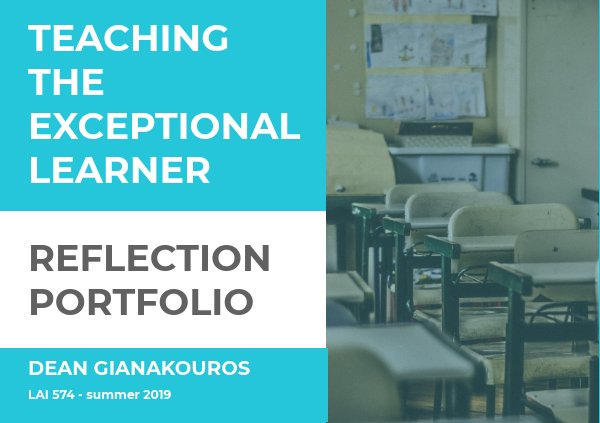 Gianakouros, Kostantine (Dean) LAI 574 - Portfolio by Dean Gianakouros ...