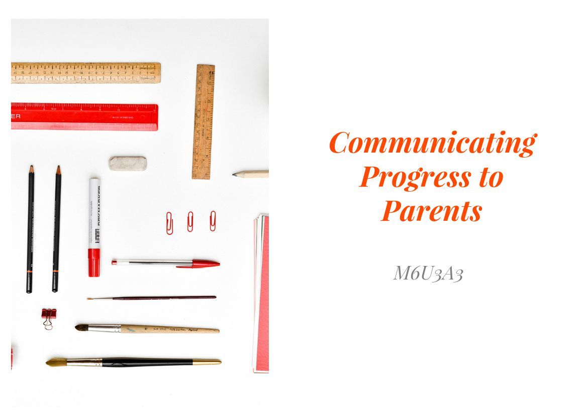 Communicating Progress to Parents by raeoc - Flipsnack