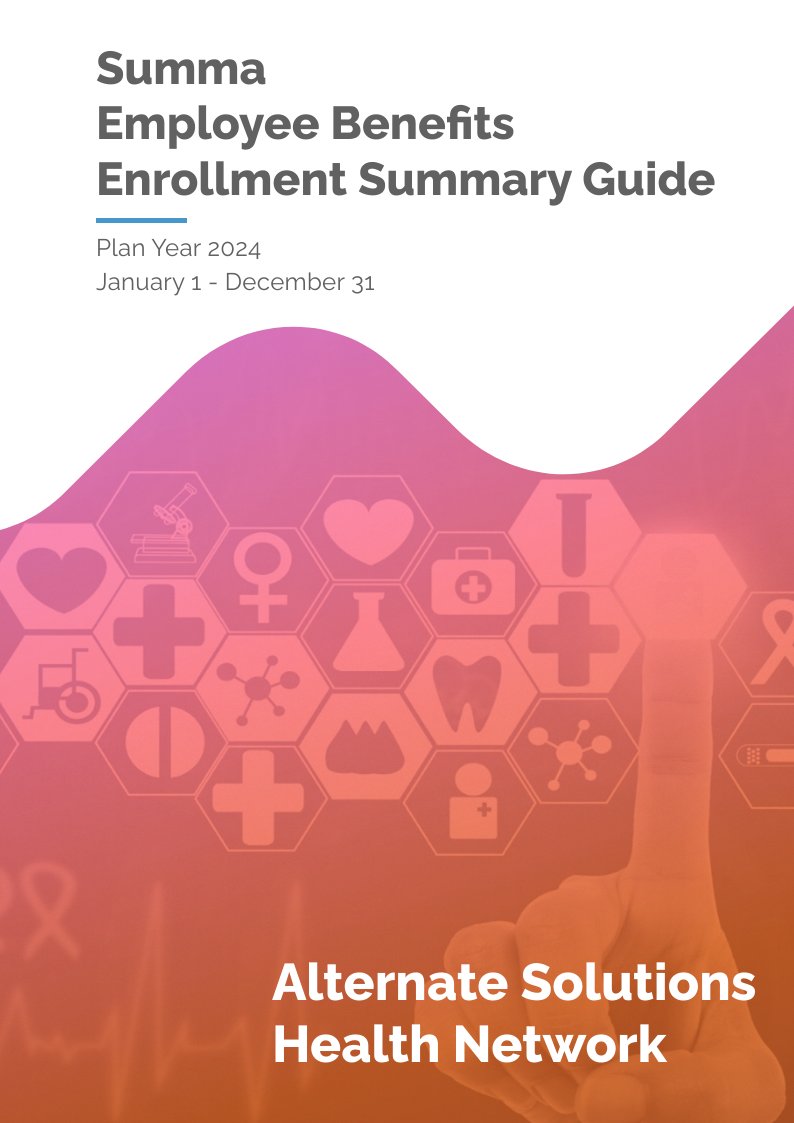 Summa Employee Benefits Enrollment Summary by Krystal Moore - Flipsnack