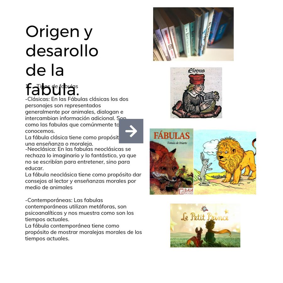 Origen y desarrollo de la fábula by Maria... - Flipsnack