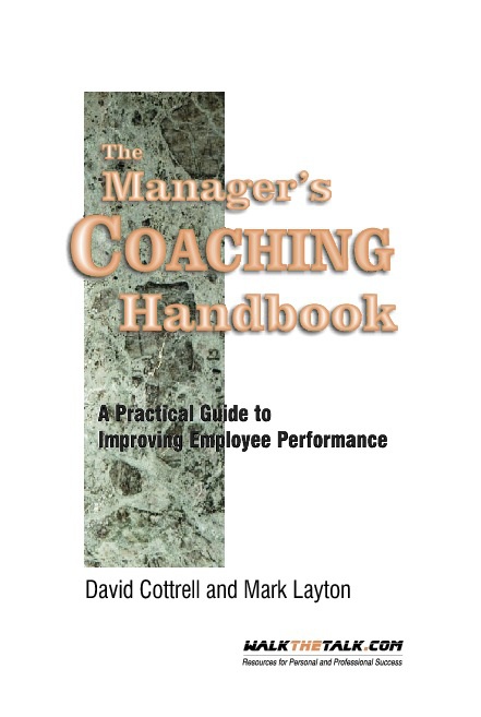 The Manager's Coaching Handbook by The Walk The... - Flipsnack