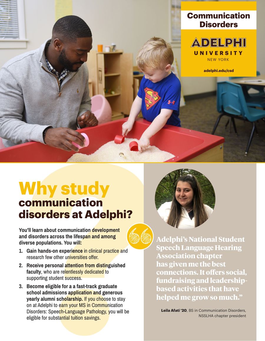 Adelphi University Communication Disorders by Noelle - Flipsnack