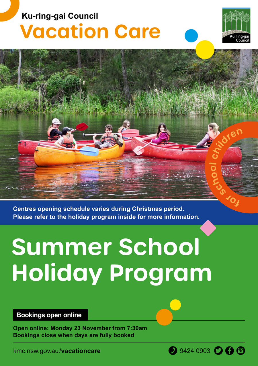 Vacation Care - School Holiday Program Summer 2020 by Kasey - Flipsnack