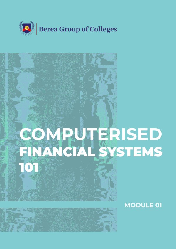 Computerised Financial Systems 101 Module 1 by E-Publishing