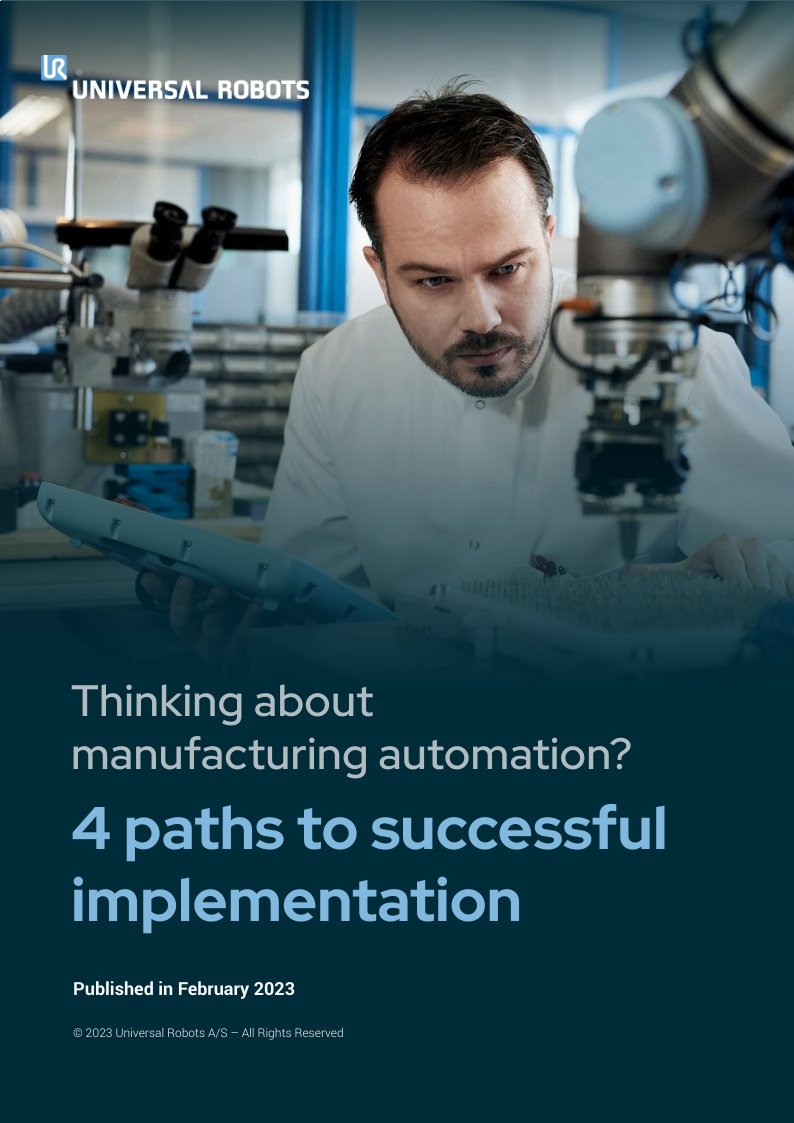 4 paths to successful implementation by Universal Robots - Flipsnack