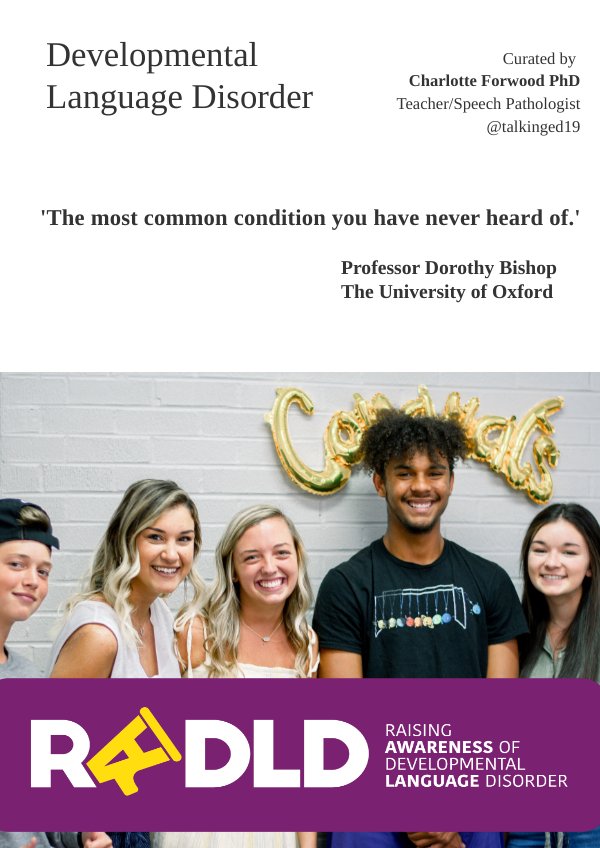 Developmental Language Disorder by Charlotte Forwood - Flipsnack