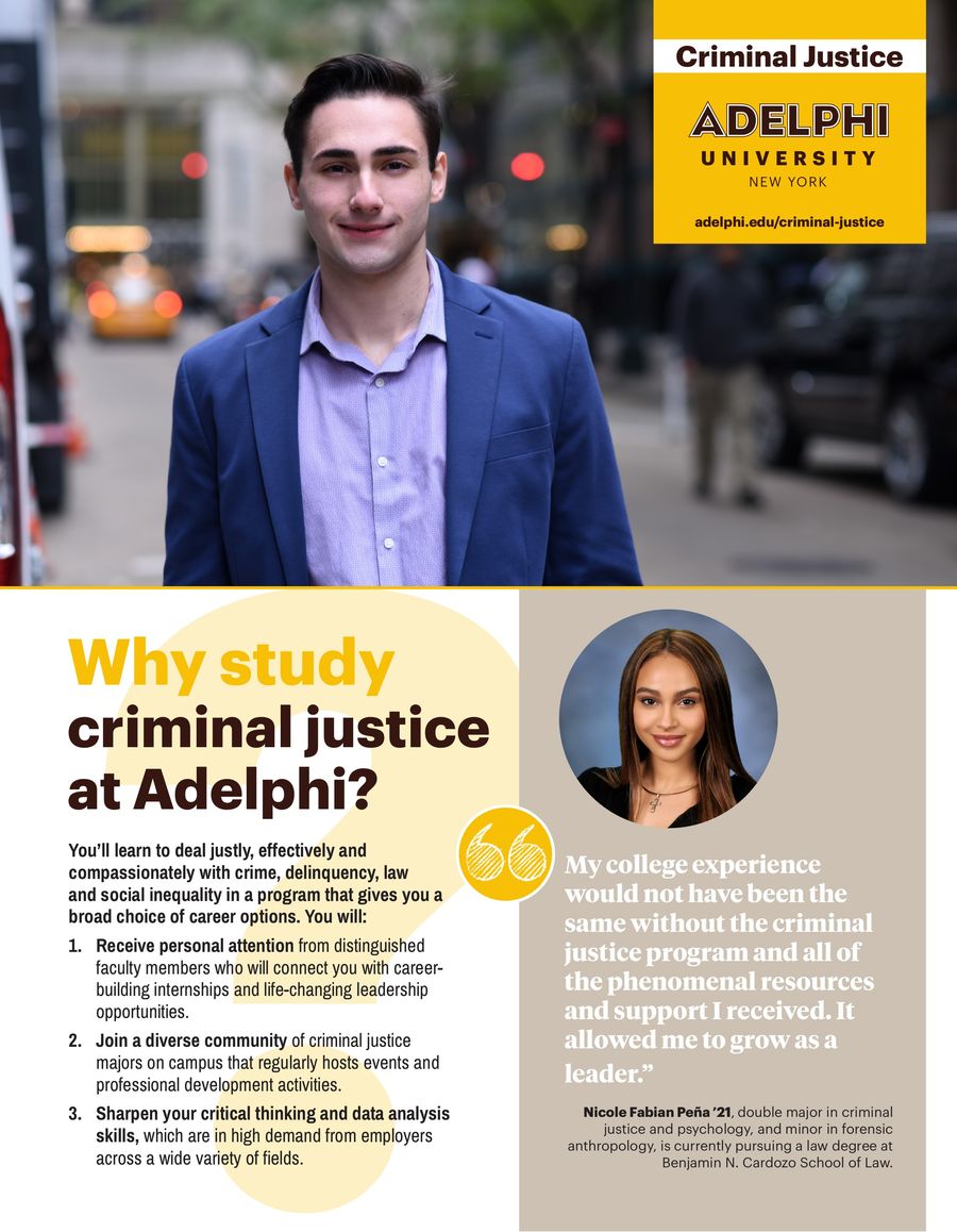 Adelphi University Criminal Justice by Noelle - Flipsnack