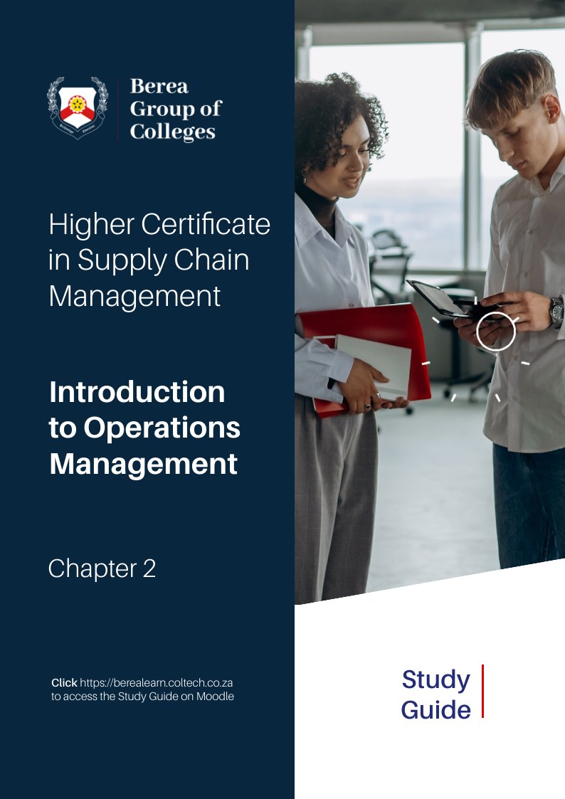 Introduction to Operations Management - Chapter 2 by E-Publishing ...