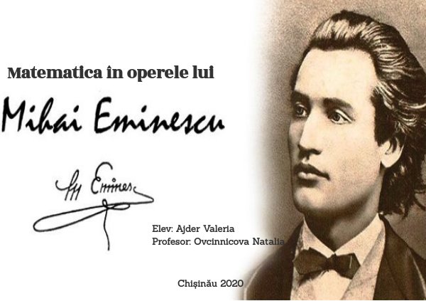 Matematica în operele lui Mihai Eminescu by Valeria - Flipsnack