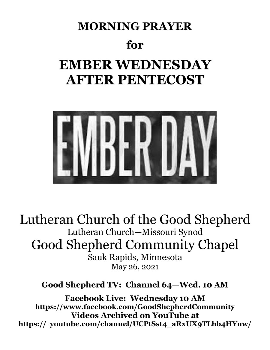 2021 5 26 Ember Wednesday after Pentecost by Jodi Danielson - Flipsnack