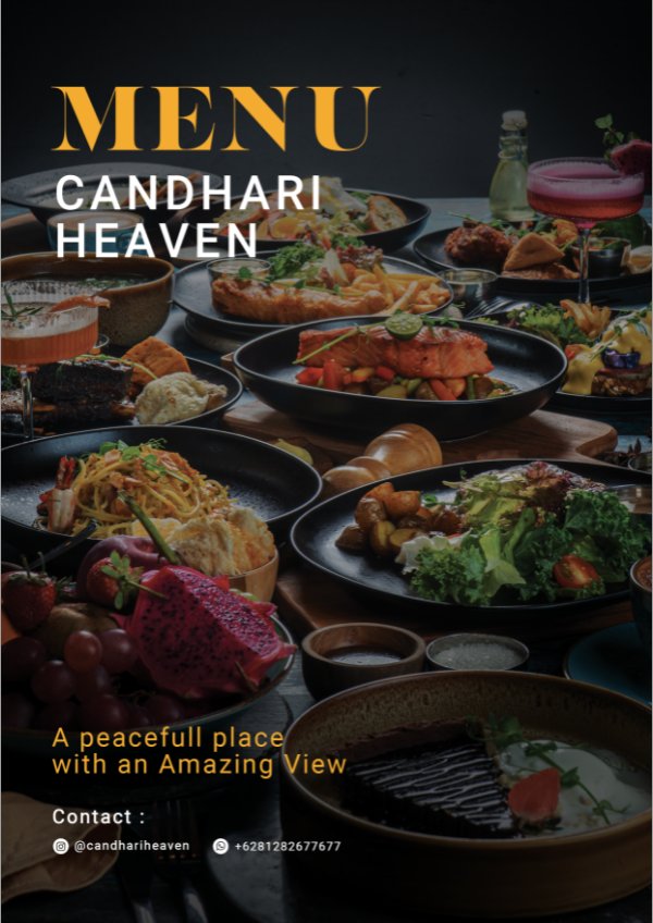 menu book Candhari by Candhari Heaven - Flipsnack