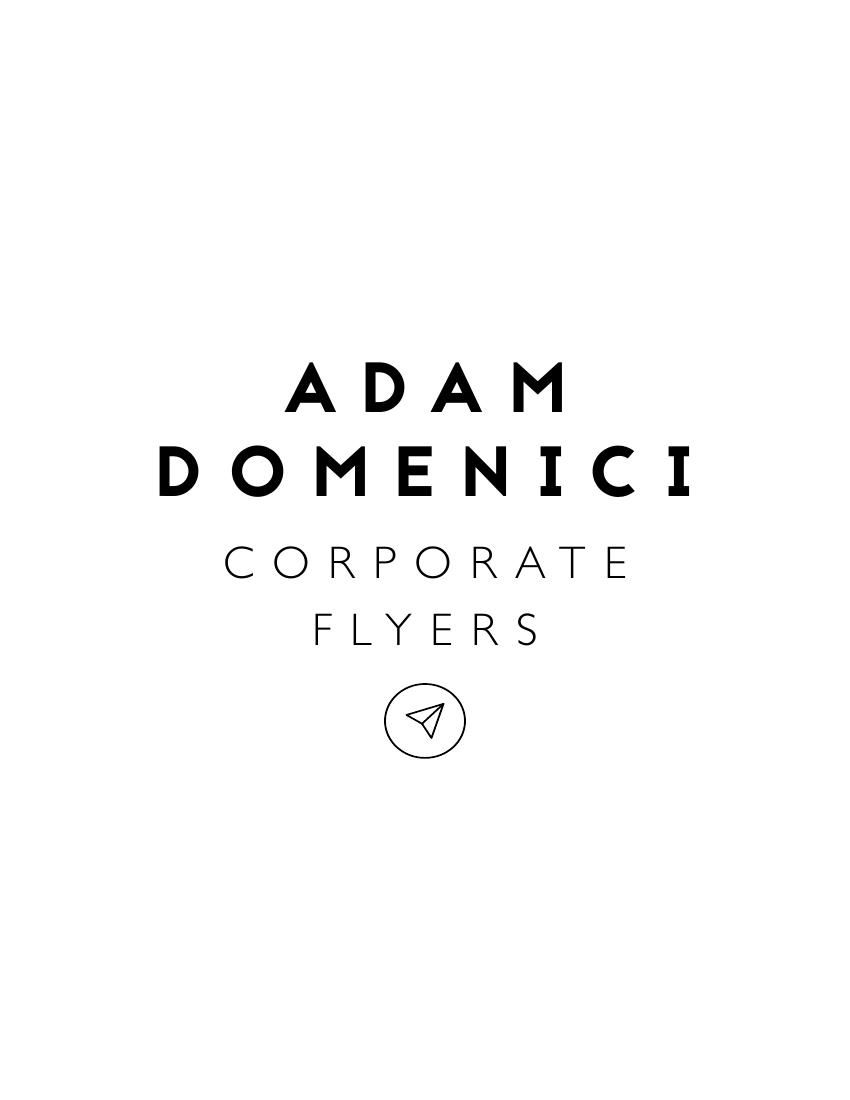 Adam_Domenici_Corporate_Flyers by adamdomer - Flipsnack