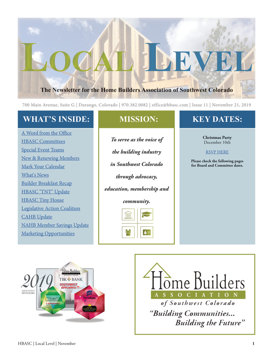 2019 November Local Level... - Flipsnack