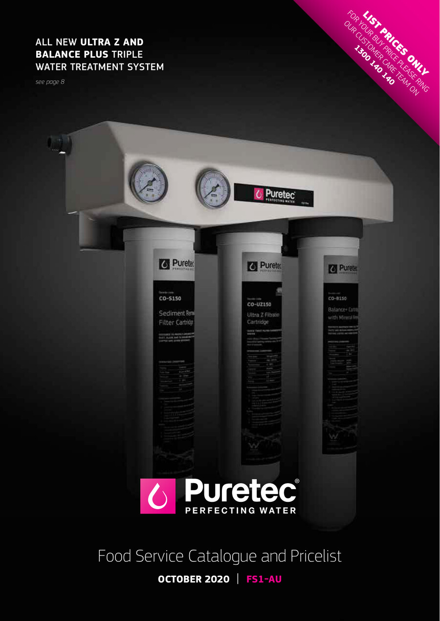 Food Service Australia Pricelist 2020 by Puretec - Flipsnack