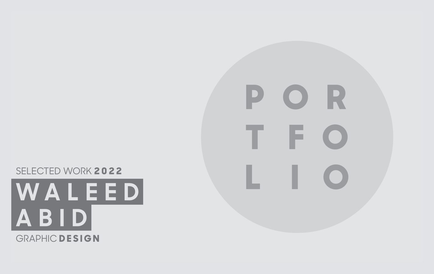 My Portfolio Graphic Design 2022 by Waleed Abid - Flipsnack