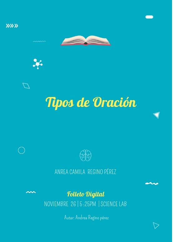 Tipos de Oraciones by Andrea Regino perez - Flipsnack