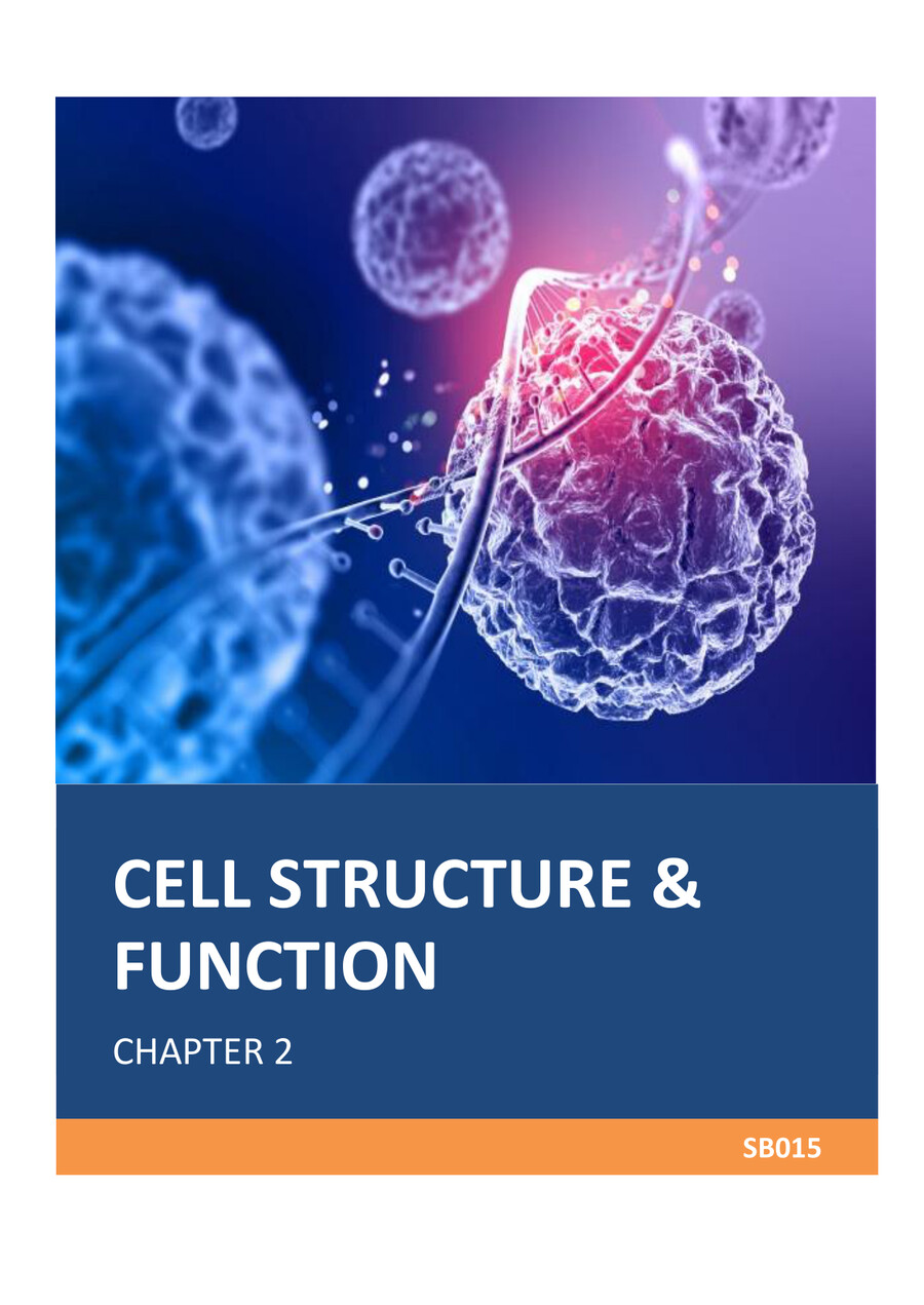 CHAPTER 2_CELL STRUCTURE AND FUNCTION_student copy by Dira MR - Flipsnack