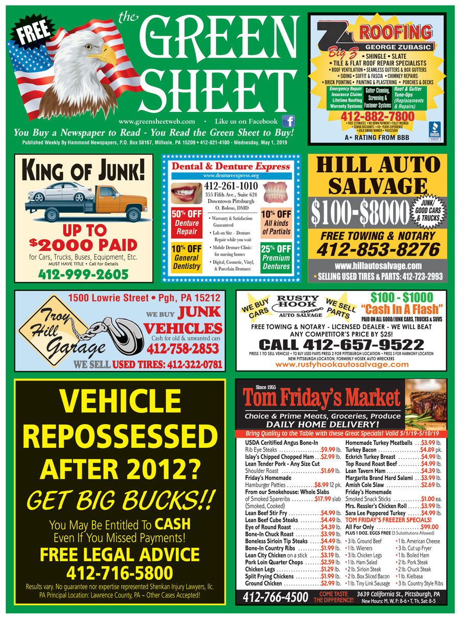 greensheet-5-1-19 by Dan Hammond - Flipsnack