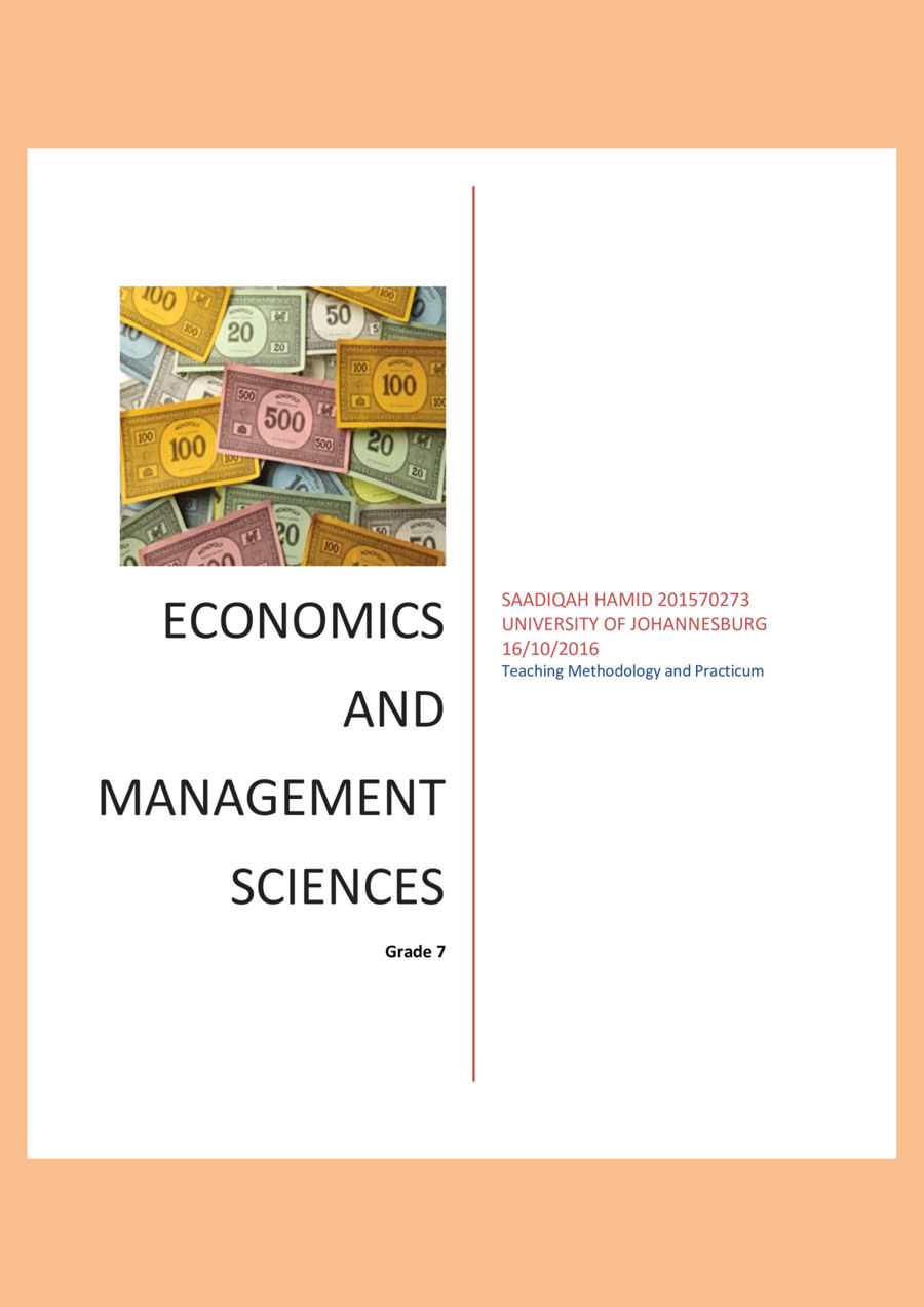 Grade 7 EMS Term 4 E-book by saadiqahhamid - Flipsnack