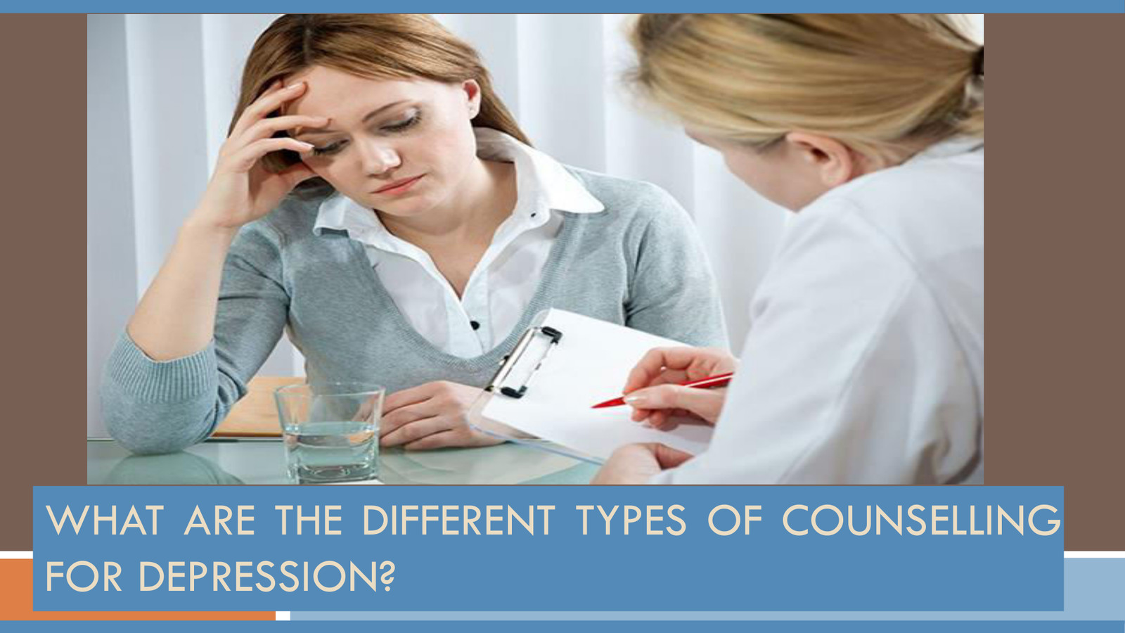 What Are the Different Types of Counselling for depression by ochealth ...