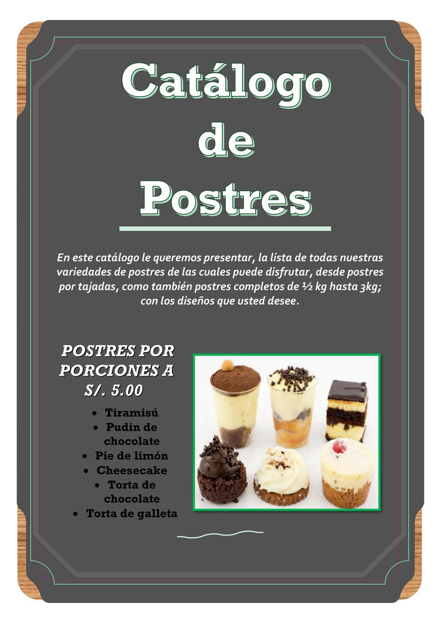 Flavors Party Catálogo De Postres by Evangelo Moreno - Flipsnack
