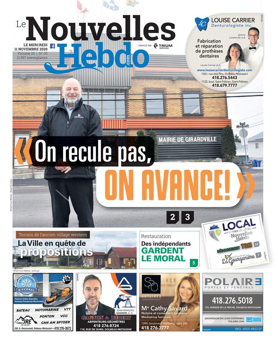 Journal Le Nouvelles Hebdo, 11 novembre 2020 by Trium Médias - Flipsnack