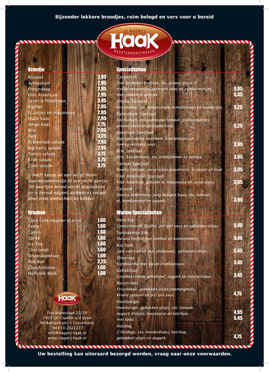 LunchMenulijst Slagerij Stefan Haak by graaggedaan - Flipsnack